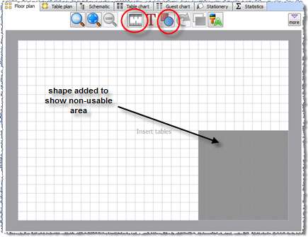 Create a non-rectangular room